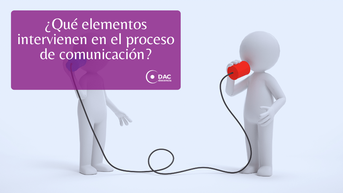 ¿Qué elementos intervienen en el proceso de comunicación? - DAC docencia